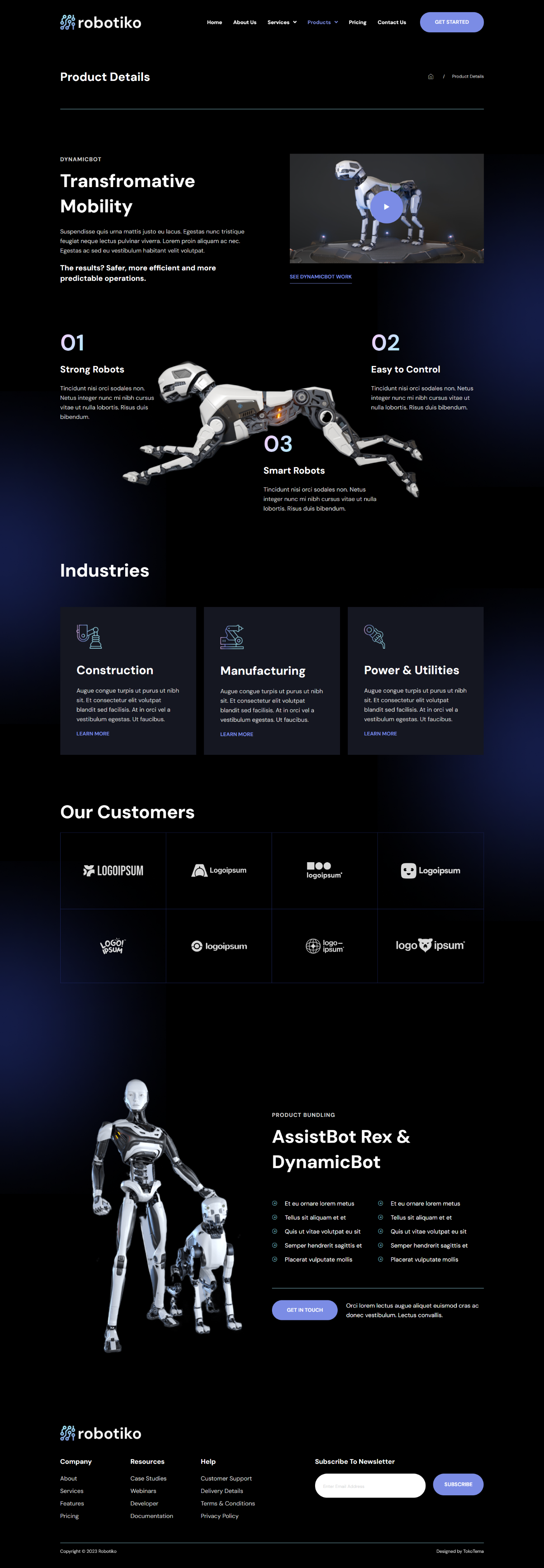Robotiko - Robotic & AI Elementor Template Kit by Tokotema | ThemeForest